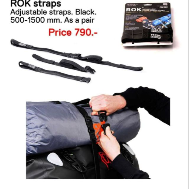 สายรัด ROK STRAPS ขนาด 500-1500mm 1ชุดมี2เส้น | Shopee Thailand
