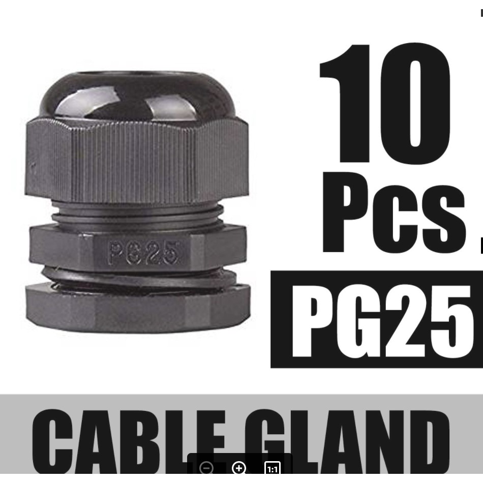 เคเบิ้ลแกลน PG25 Nylon Cable Gland IP68 | Shopee Thailand