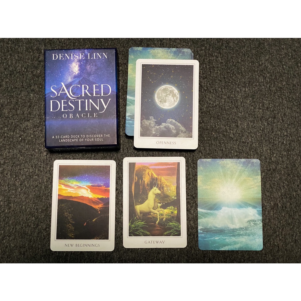 Sacred Destiny Oracle Cards ไพ่ออราเคิลแลนด์สเคป | Shopee Thailand