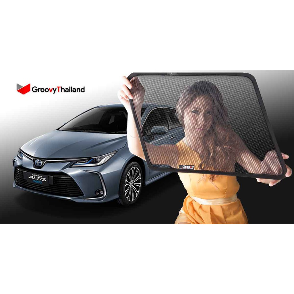 ม่านรถเข้ารูป TOYOTA ALTIS Gen 12 (Clip On – 4 pcs) | Shopee Thailand