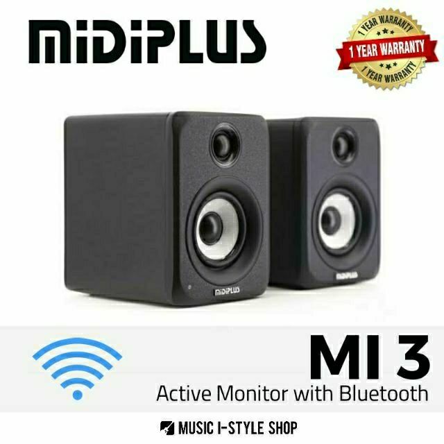 MIDIPLUS MI3 ลำโพงแอคทีฟมอนิเตอร์ เชื่อมต่อ Bluetooth ได้ | ผ่อน 0% นาน 10 เดือน | Shopee Thailand