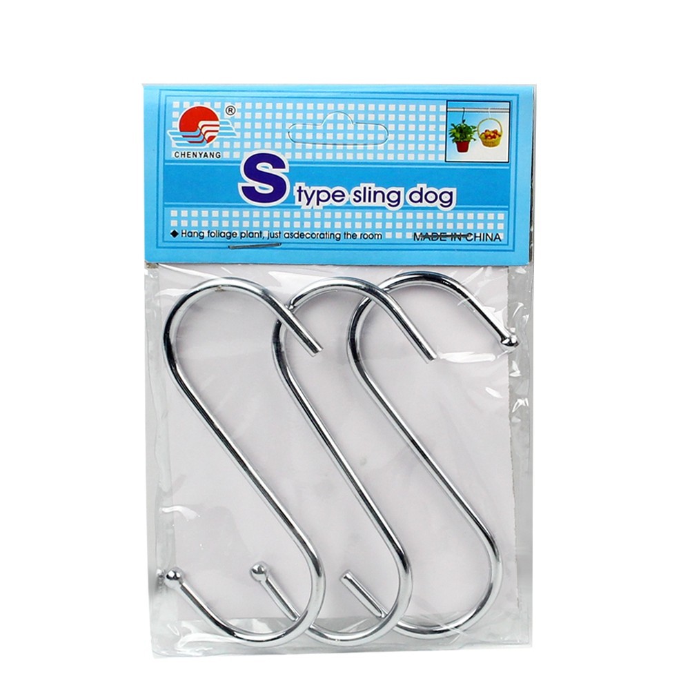 ตะขอ ตัวS ชุดตะขอแขวนอเนกประสงค์ ขนาดใหญ่ 3 ตัว 1ชุด รุ่น Hook-L-Style-large-3pack-00h-Boss ...