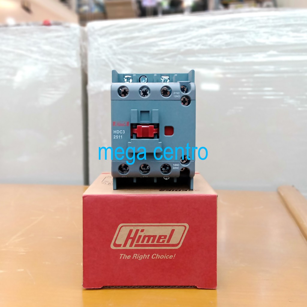 คอนแทคเตอร์/ คอนแทคเตอร์แม่เหล็ก HIMEL HDC3-25 3Pole 220V 25A | Shopee Thailand