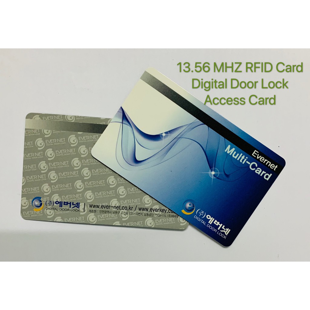 Digital Door Lock Entry Access CARD RFID EVERNET CARD | Shopee Thailand