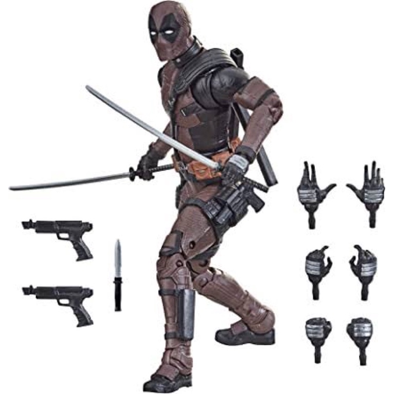[no box] Grey Deadpool movie Marvel Legends Hasbro action figure 1/12 ...