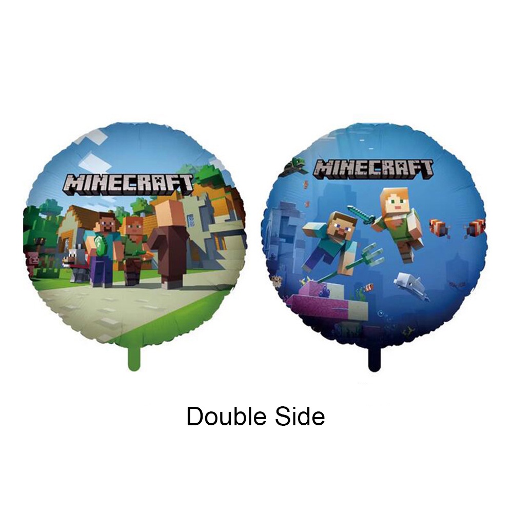 ลูกโป่งฟิล์มอลูมิเนียม รูป Minecraft ของเล่นสําหรับเด็ก | Shopee Thailand