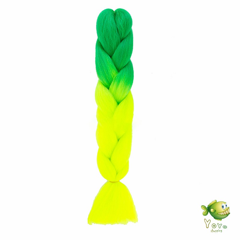 YOYO ผมเปีย ไหมถักผม สีทูโทน แอฟริกันเดรดล็อกส์ wig braids | Shopee ...