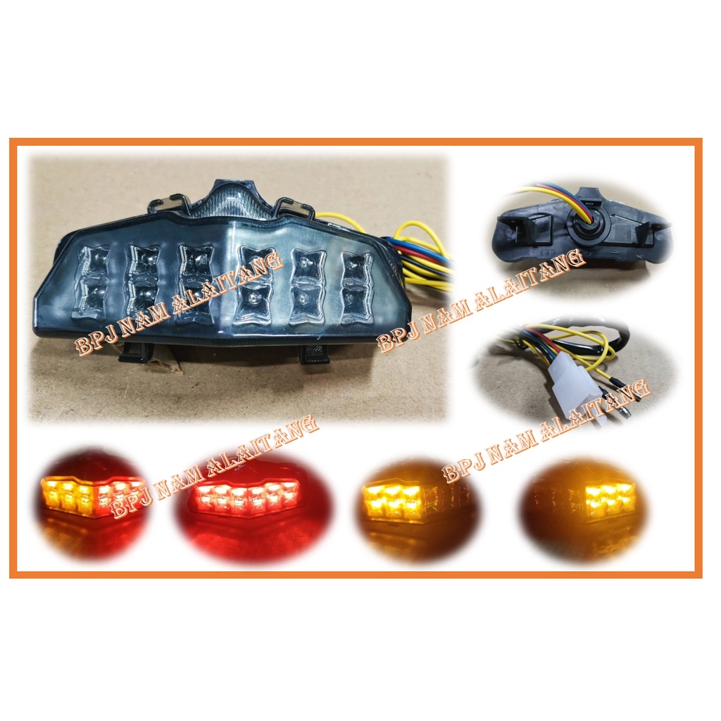 ไฟท้ายแต่งมีไฟเลี้ยวในตัว YAMAHA M-slaz | Shopee Thailand