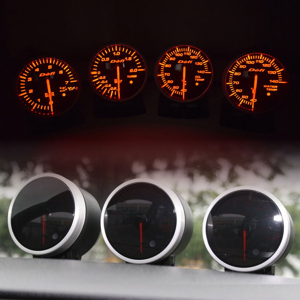 Universal 60mm Defi Racing Gauge BF Red&White Light Meter Car Turbo ...