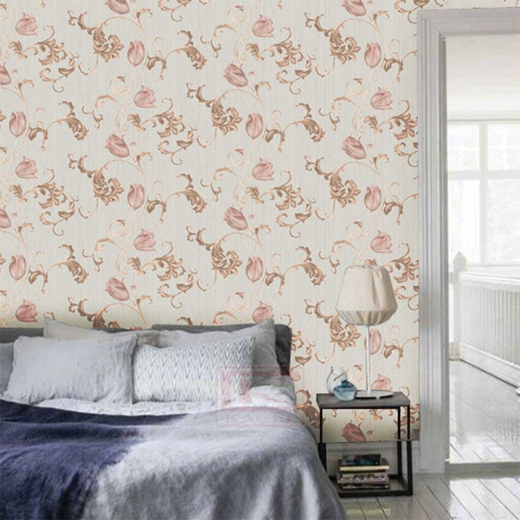 KACEE วอลเปเปอร์ Wallpaper วอลเปเปอร์ผนัง ยาว 10 เมตร ไวนิล หนา ลายดอกไม้ยอดนิยม | Shopee Thailand