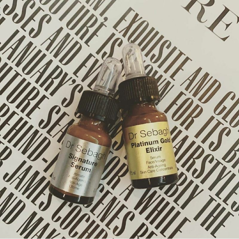 Dr.sebagh signature serum 5ml.+ platinum gold serum 5ml. คู่เทพจากแบรน ...