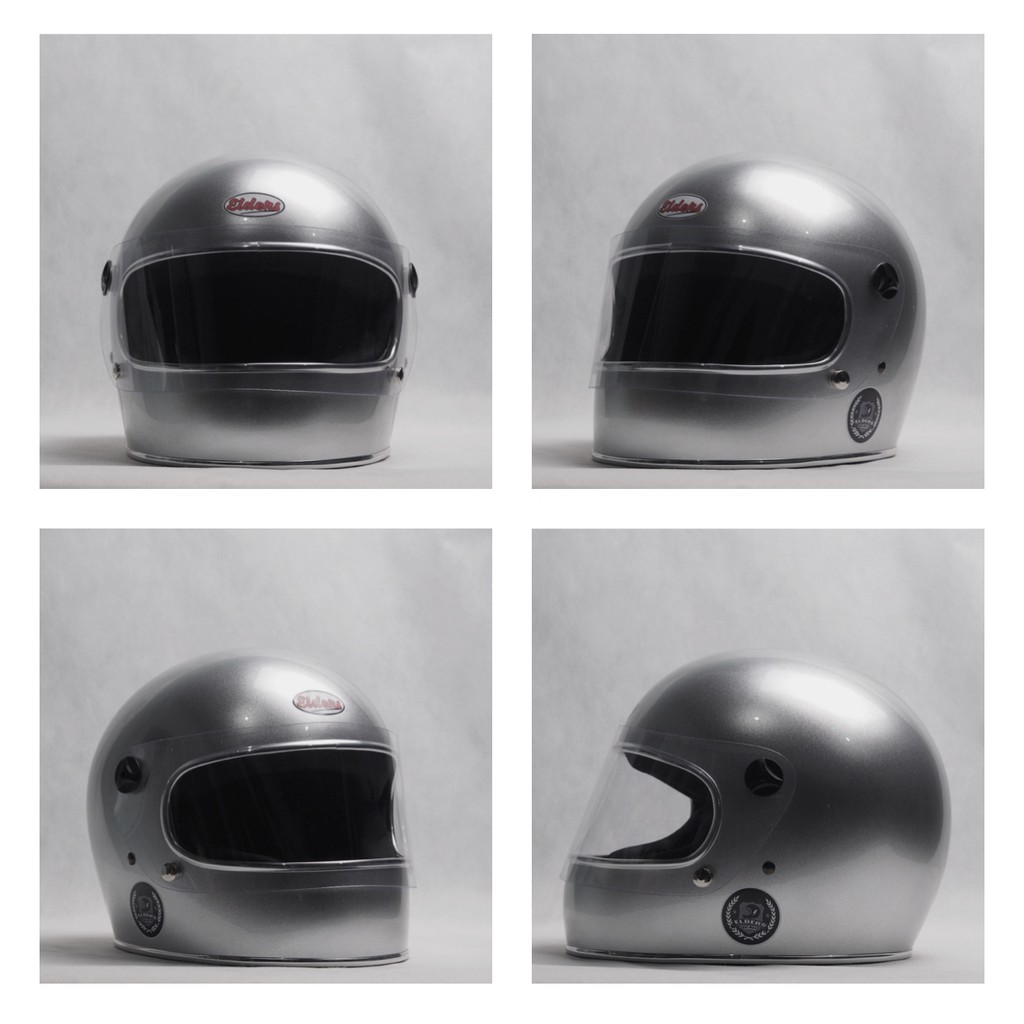 หมวกกันน๊อควินเทจLEGO - Silver colors with chrome trim : สีบอร์นเงิน ...