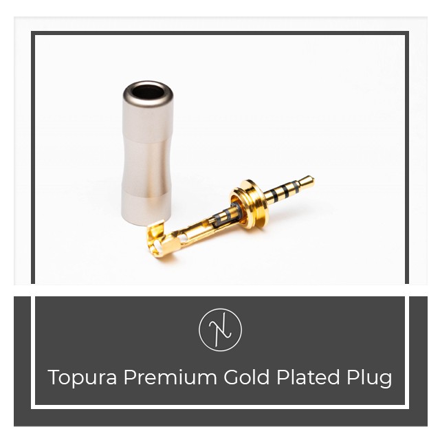 Cross Lambda - Topura Premium Gold Plated Plug 2.5mm 3.5mm 4.4mm DIY Parts แจคทอง หัวแจ็ค แจ๊ค ...