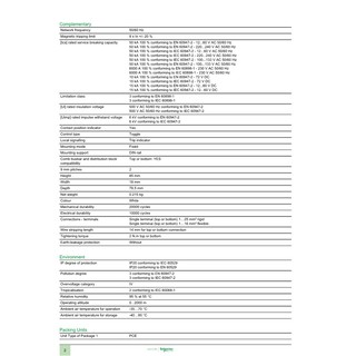 A9F74103 เบรกเกอร์ลูกย่อย 1โพล 3แอมป์ Miniature circuit-breaker, Acti9 ...