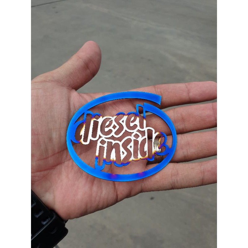 Logo diesel insideไทเท สำหรับติดฝาถังน้ำมัน | Shopee Thailand