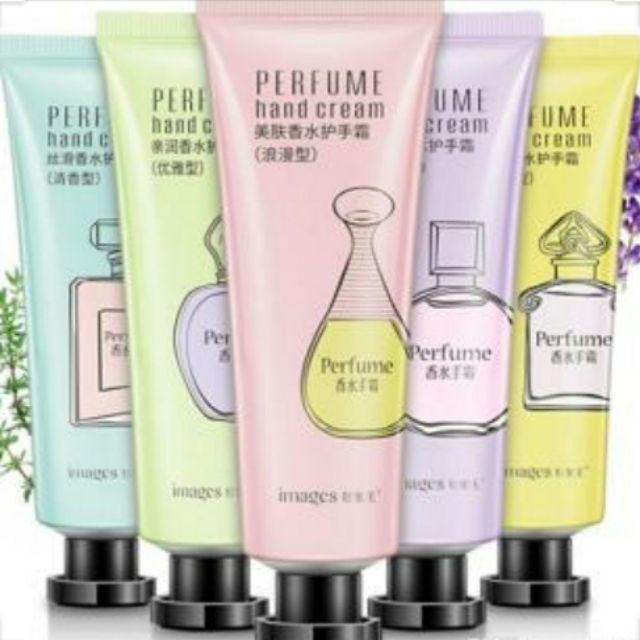 ครีมบำรุงมือ PERFUME HAND CREAM ครีมทามือน้ำหอมกลิ่นดอกไม้ แพ็ค5ชิ้น ...