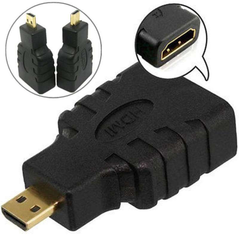 MICRO HDMI to HDMI Adapter หัวแปลง MICRO HDMI เป็น HDMI | Shopee Thailand