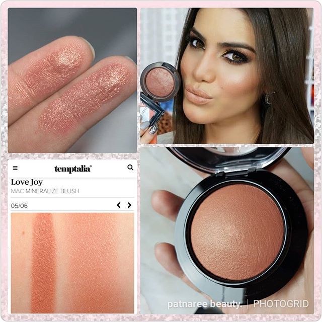 ฉลากKing Power MAC Mineralize Blush 3.2g #Dainty,Warm soul,Love joy,Sweet enough,Petal power ...