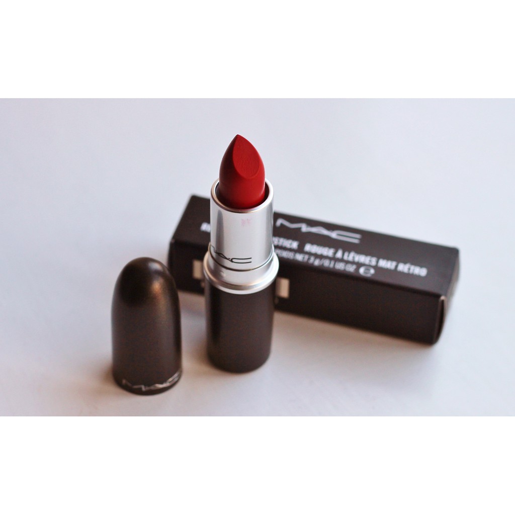 MAC RETRO MATTE LIPSTICK RUBY WOO แท้ 100 % | Shopee Thailand