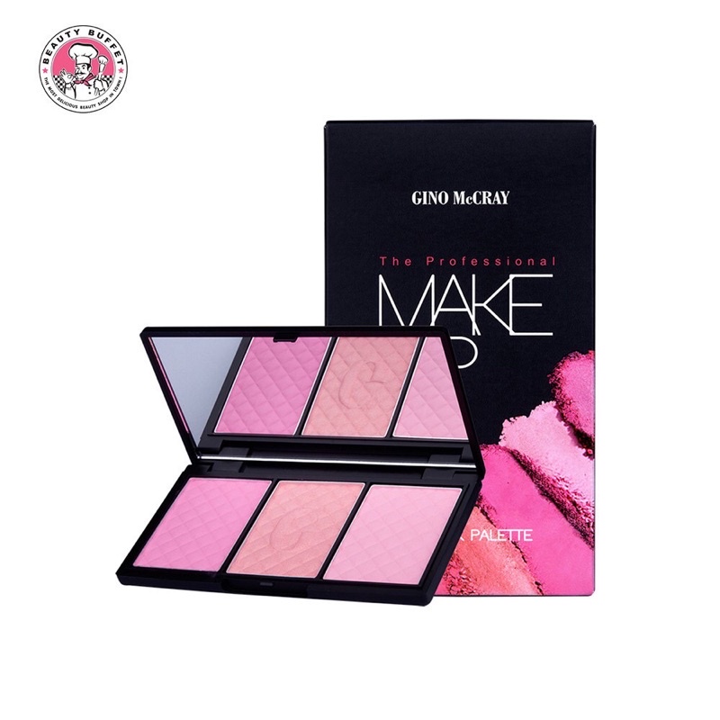 BEAUTY BUFFET GINO MCCRAY THE PROFESSIONAL MAKE UP TRIO CHEEK PALETTE ...