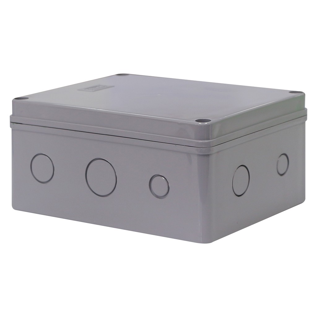 Nano กล่องกันน้ำ บ็อกซ์กันน้ำ 205G 6 x 8 สี่เหลี่ยม สีเทา | Shopee Thailand