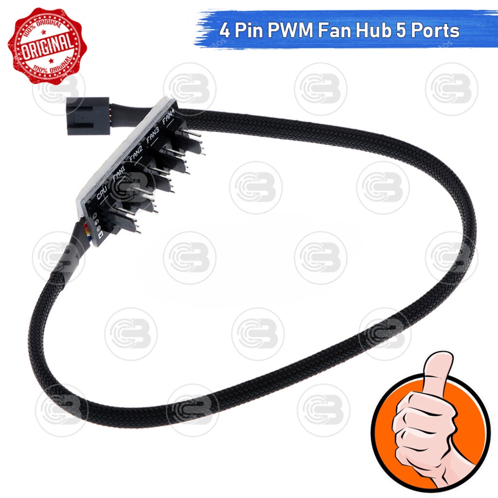 [CoolBlasterThai] 4 Pin PWM Fan Hub 5 Port | Shopee Thailand