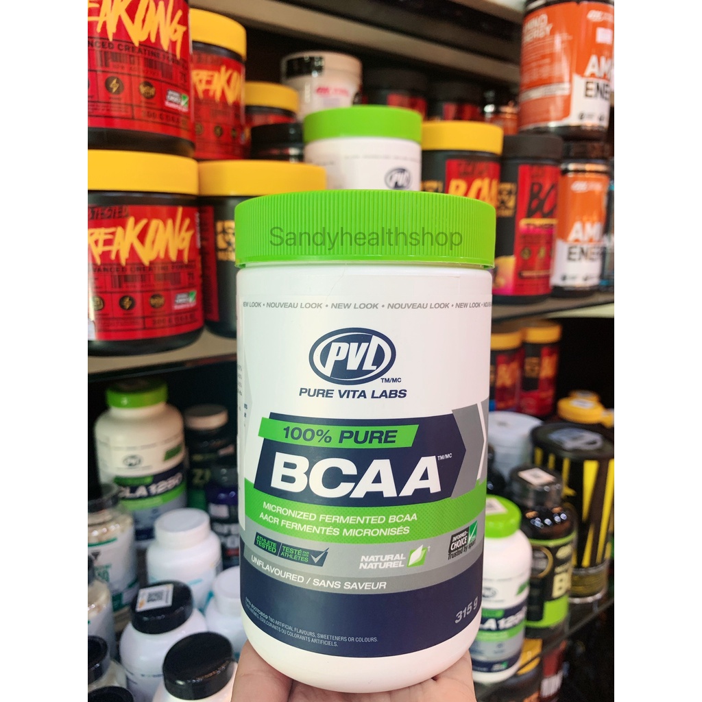 PVL 100% PURE BCAA strength endurance กรดอะมิโนช่วยฟื้นฟูกล้ามเนื้อ ดูด ...