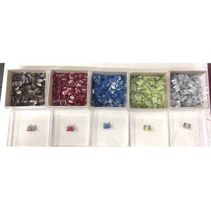 ( 1 กล่อง 100 ตัว ) ฟิวส์ไมโคร / ฟิวส์วีโก้ / ฟิวส์ขาสั้น / MICRO FUSES ...