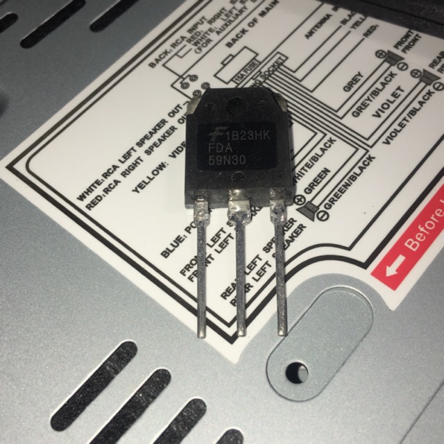 FDA59N30 มอสเฟต เครื่องขยายเสียง แอมป์บ้าน แอมป์รถยนต์ แท้100% | Shopee ...