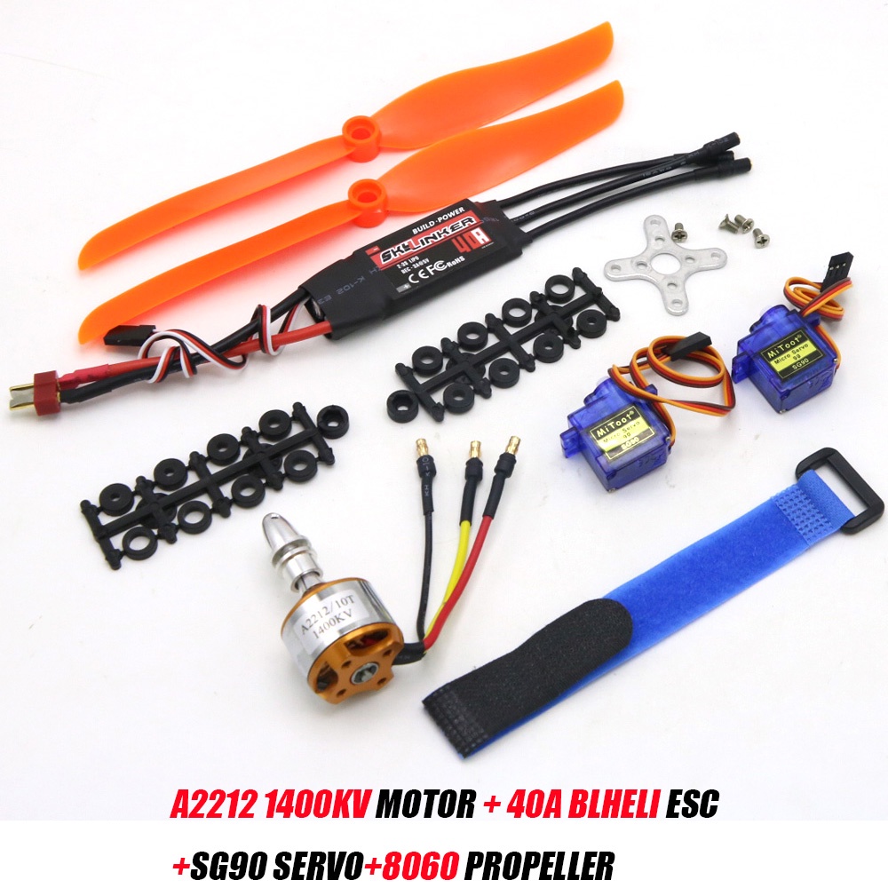 มอเตอร์ไร้แปรงถ่าน A2212 2212 2200KV 1400KV 1000KV 30A 40A 40A BLheli ...
