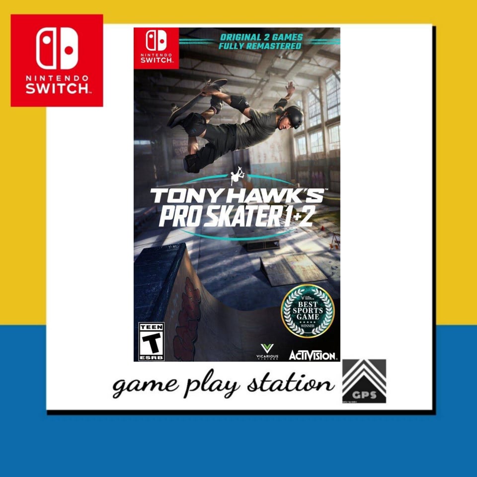 nintendo switch tony hawk 1 2 ( english zone 1 ) | Shopee Thailand