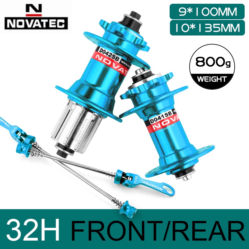 Novatec D041SB D042SB ฮับดิสก์เบรกจักรยานเสือภูเขา 28 32 36 หลุม 8 9 10 ...