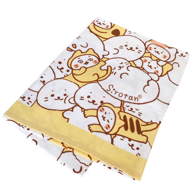 ผ้าขนหนูลายSIROTAN cat big towel ยี่ห้อ Mother Garden | Shopee Thailand