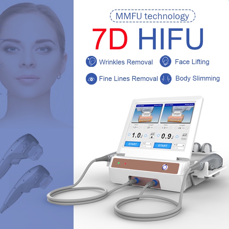 7D Ultrasound hifu Beauty Wrinkle Slimming Machine Intelligent Dual ...