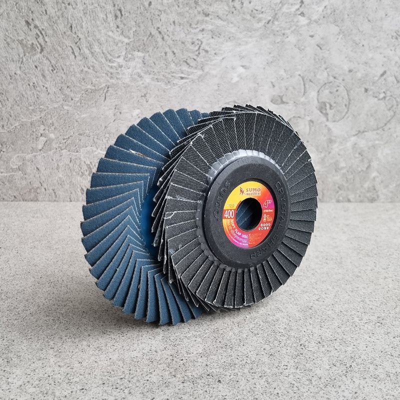 SUMO ซูโม่ ใบเจียรผ้าทรายซ้อน 4นิ้ว หลังอ่อน เบอร์40,60 ...