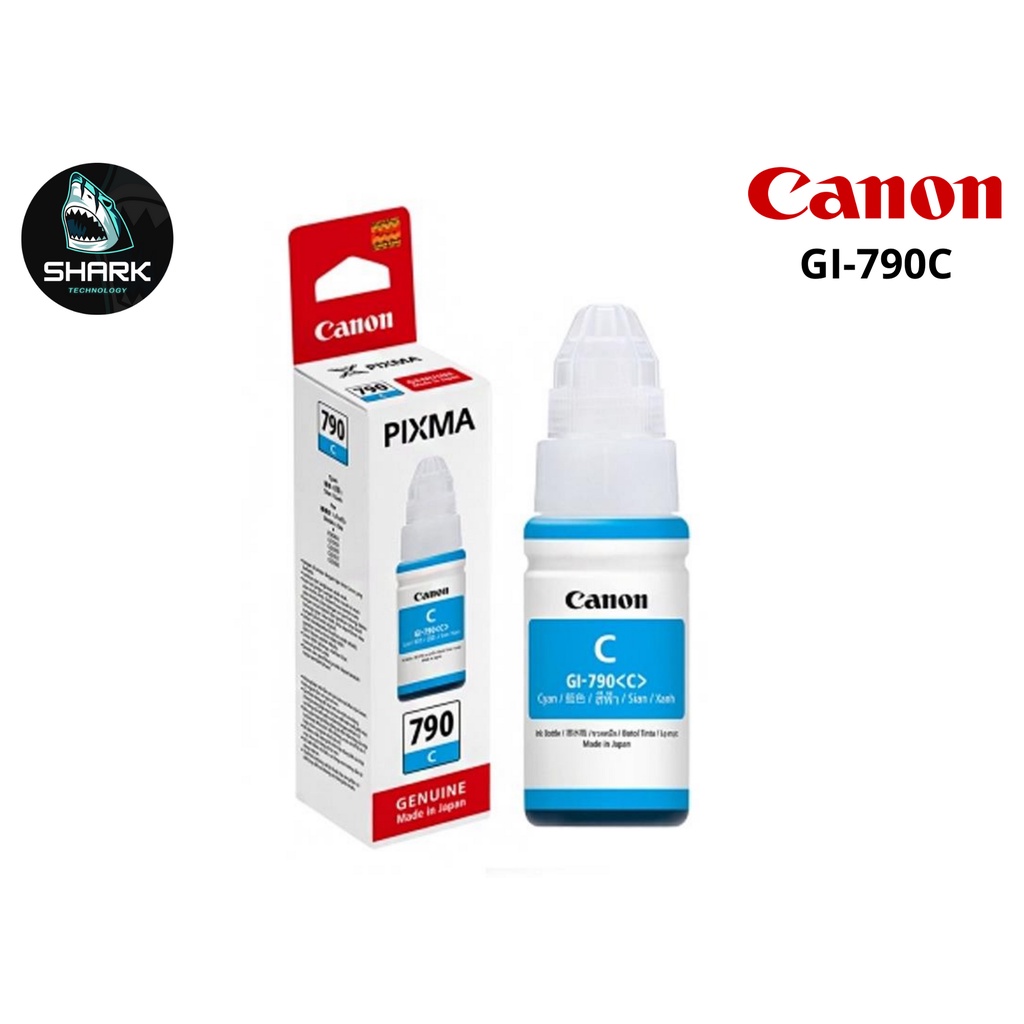 หมึกแท้ Canon GI-790C สี ฟ้า สำหรับ Canon Pixma : G1000 / G2000 / G3000 | Shopee Thailand