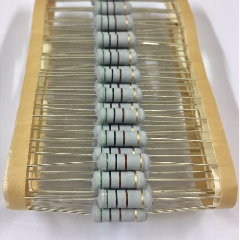 20ชิ้น 500 ohm 3W +-5% 500โอห์ม 3วัตต์ ค่าความผิดพลาด+-5% เมทอล ออกไซด์ ...