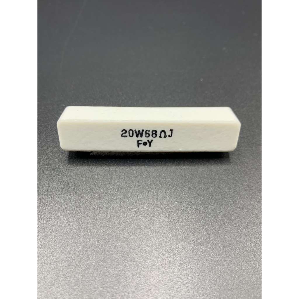 ตัวต้านทาน R 20 Wกระเบื้อง(1ตัว)5R,5.6R,6.8R,7.5R,8.2R,10R,12R,15R,18R,20R ,22R,27R,30R,33R,39R ...