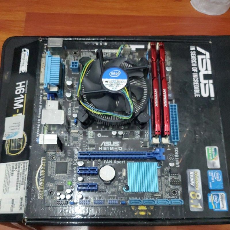 CPU i3-2100 +MB Asus H61m-D +Ram DDR3 8GB | Shopee Thailand
