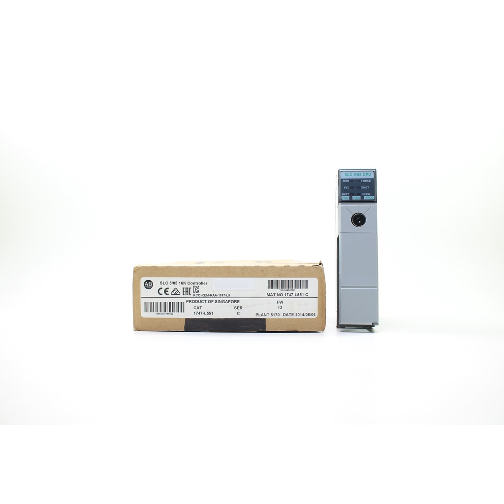SCL 5/05 CPU Allen-Bradley 1747-L551 C Allen-Bradley 16K, Ethernet & RS-232, Series C PLC Allen ...