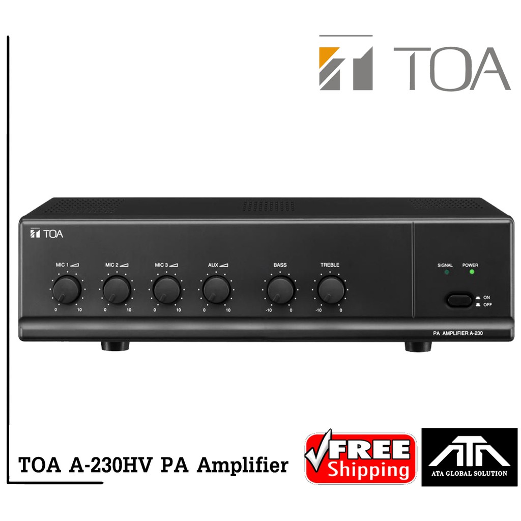 พาวเวอร์มิกเซอร์ TOA A-230 PA Amplifier แอมป์ ขยายห้องเรียน เหมาะสำหรับ ...