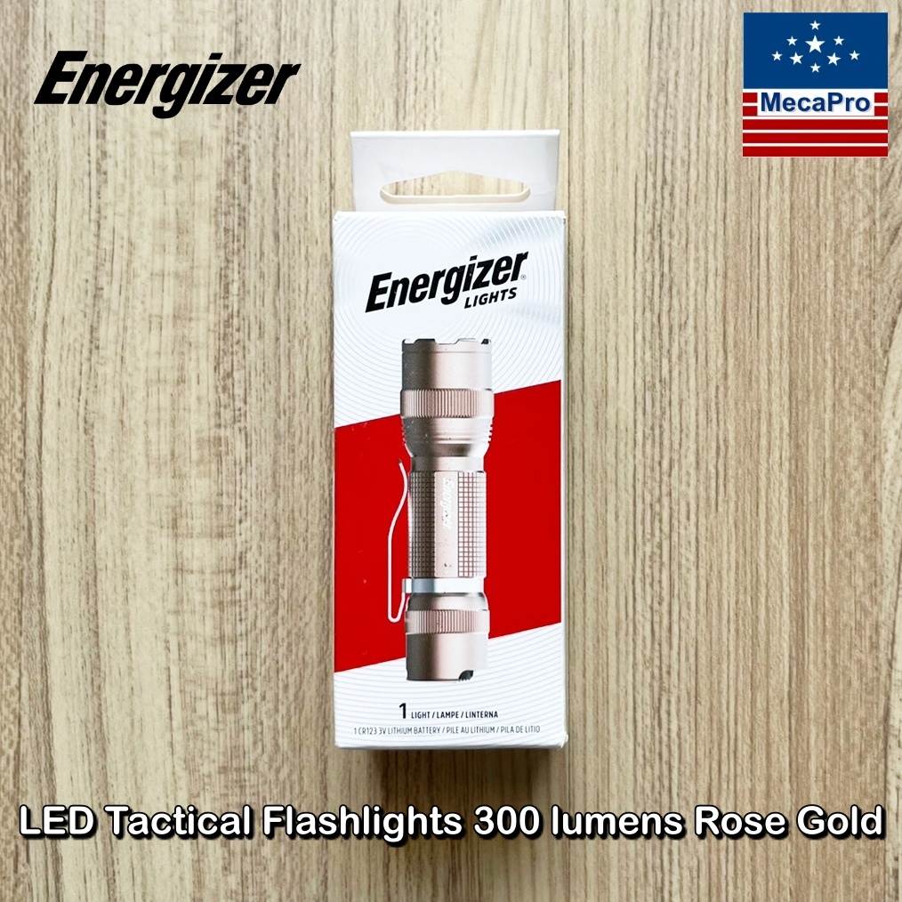 ENERGIZER® LED Tactical Flashlights 300 lumens Rose Gold,ไฟฉาย กันน้ำ ...