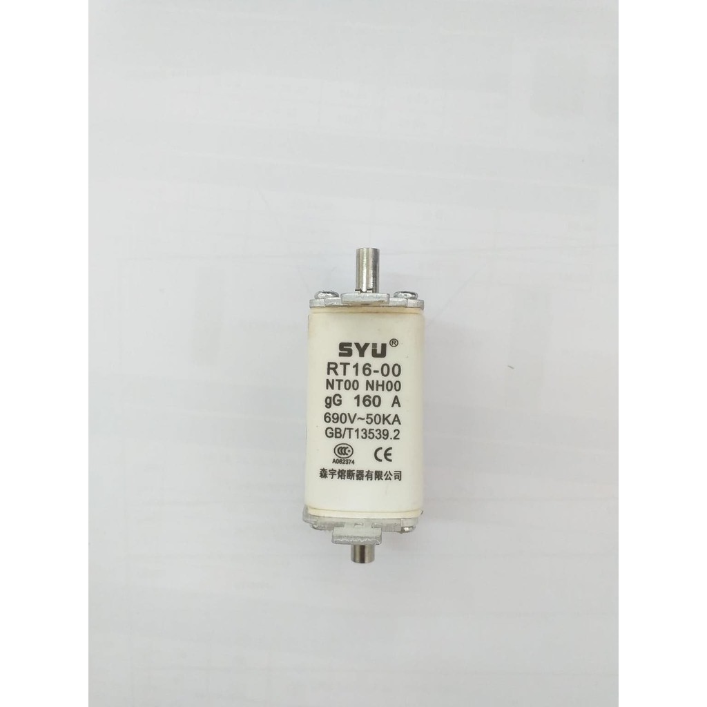 ฟิวส์ใบมีด(๋HRC FUSE) รุ่น NT00 (16A,20A,25A,32A,40A,50A,63A,80A,100A,125A,160A) | Shopee Thailand