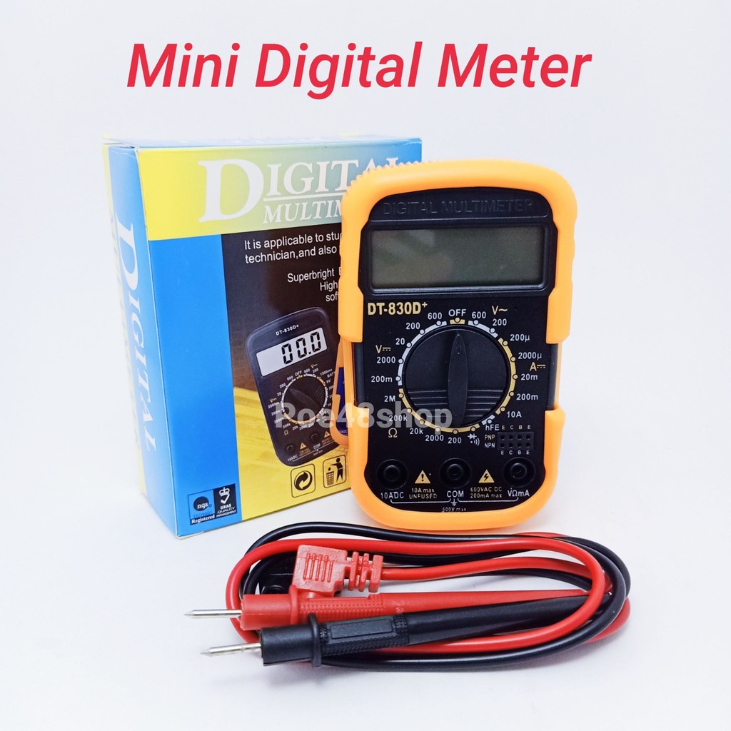 มินิ ดิจิตอล มัลติมิเตอร์ DT-830D Mini Digital Multimeter DT-830D ...