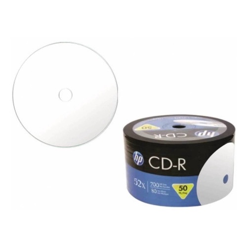 แผ่นซีดี CD CD-R และ Printable ยี่ห้อ HP ความจุ 700MB Pack 50 แผ่น. ...