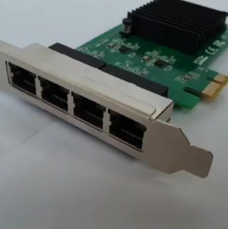 การ์ด แลน LAN 1Gbps 4PORT Realtek RTL8111H PCIE X1 GIGABIT 1000Mbps 10 ...