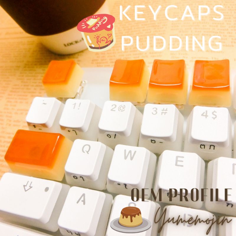 keycaps pudding 🍮 พร้อมส่ง oem profile งานแฮนด์เมด | Shopee Thailand