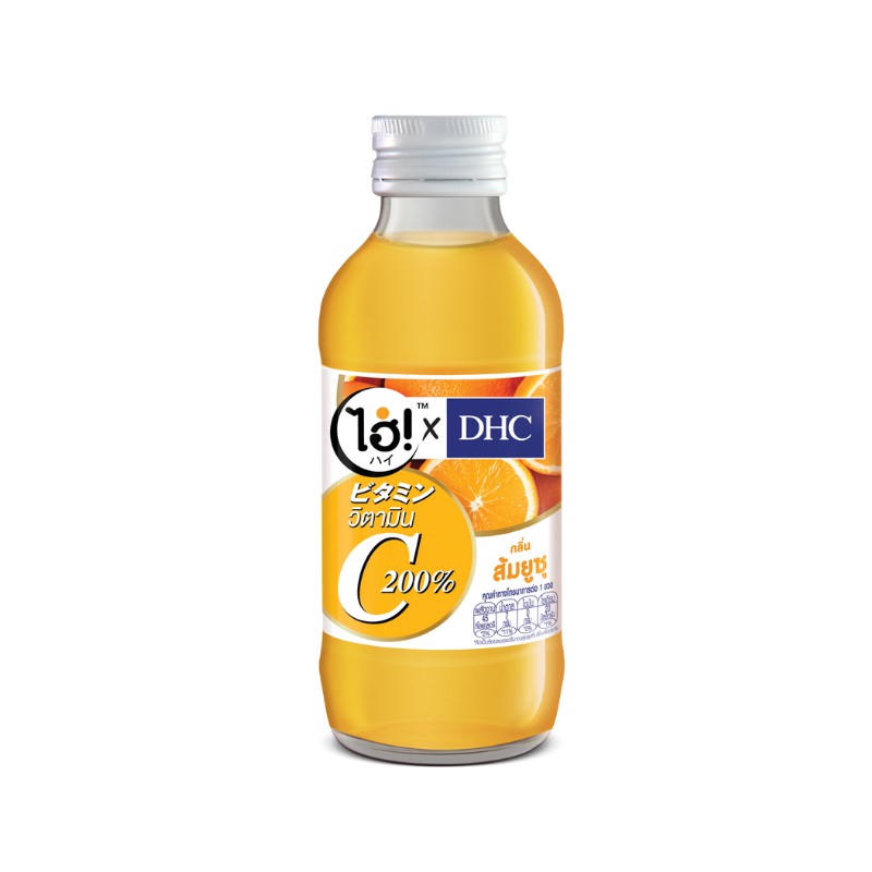 Hi x DHC Vitamin C 200% ไฮ่ x ดีเอชซี เครื่องดื่มผสมวิตามินซี 200% 150 มล. (เลือกรสชาติ ...
