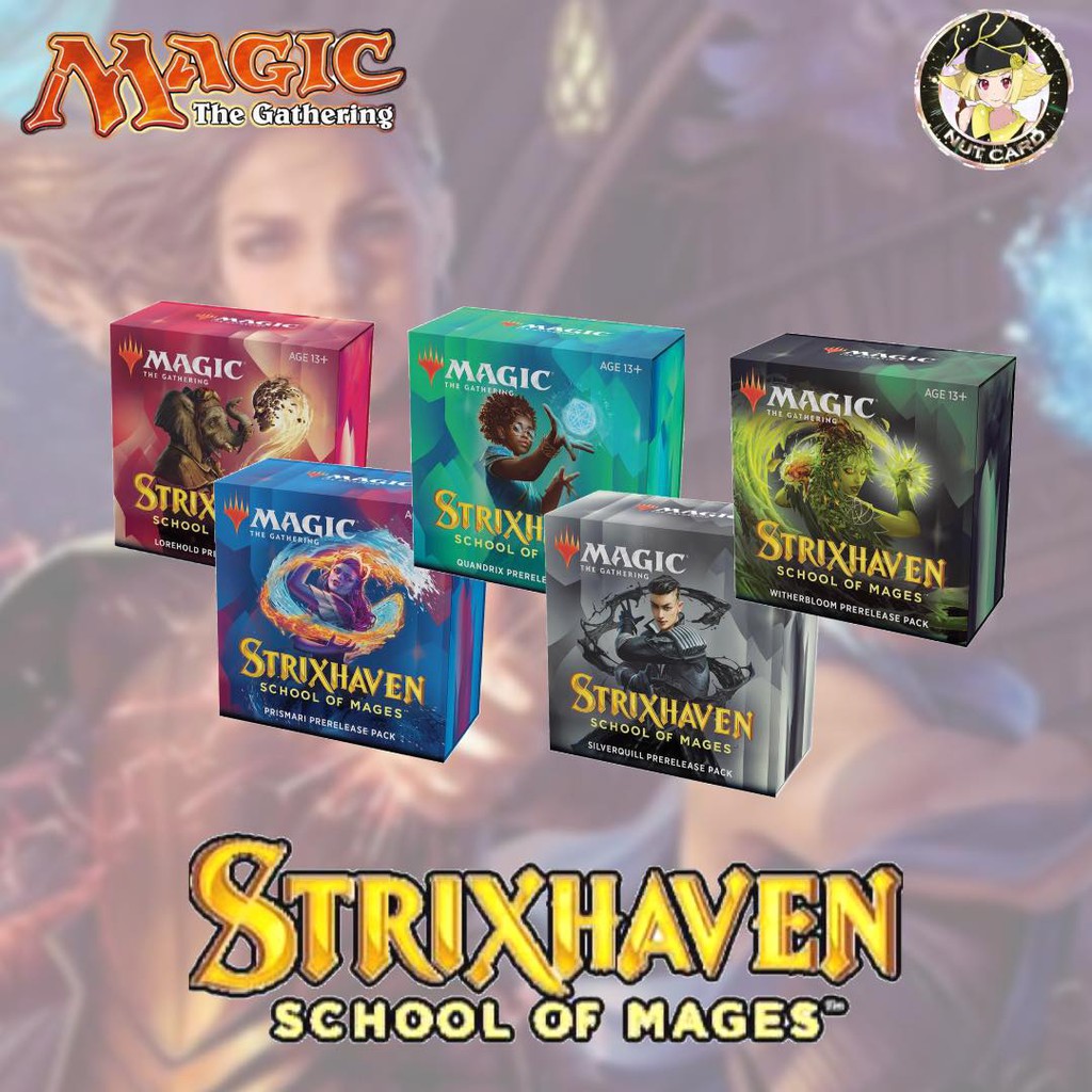 [MTG] StrixHaven school of mages Prerelease box | Shopee Thailand