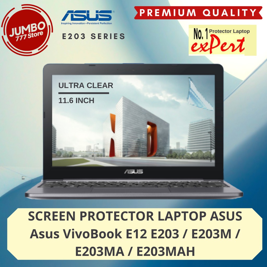 Asus E203 E203M E203MA E203MAH ฟิล์มกันรอยหน้าจอแล็ปท็อป - ULTRA CLEAR | Shopee Thailand